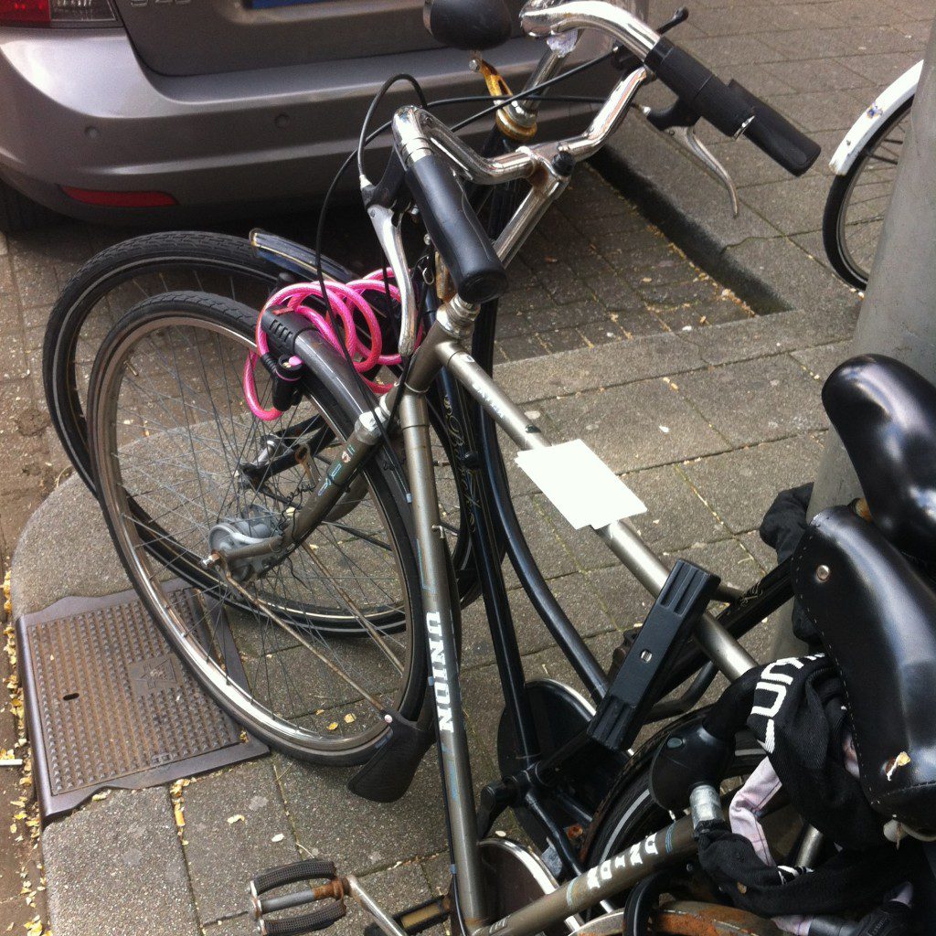 Vreemd slot aan mijn fiets: poging tot diefstal